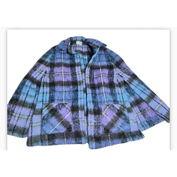 Andrew Stewart | Jackets & Coats | Women 7s Vintage Scotland Andrew Stewart Mohair Cape Shawl ...